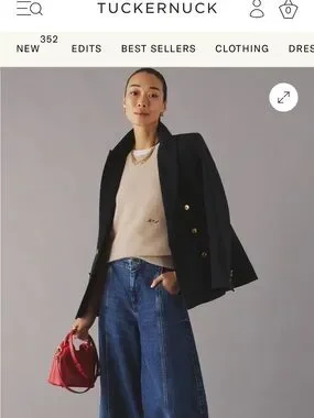 Tuckernuck | Jackets & Coats | Tuckernuck Navy Diana Blazer Like New ...